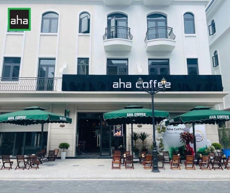 Mẫu thiết kế đồng phục quán cà phê Aha Coffee